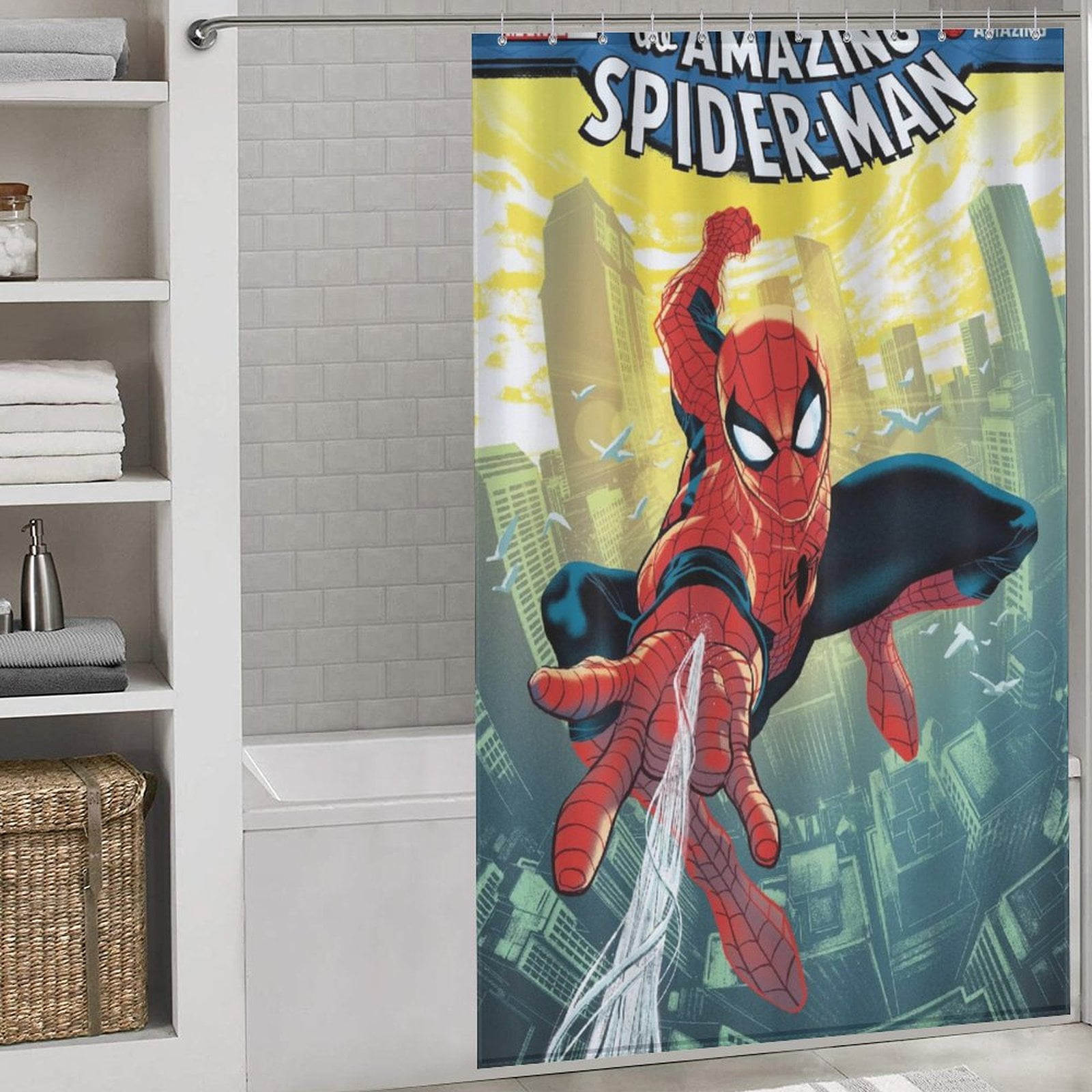 Beyond Amazing,The Amazing Spider-Man Shower Curtains for Bathroom ...
