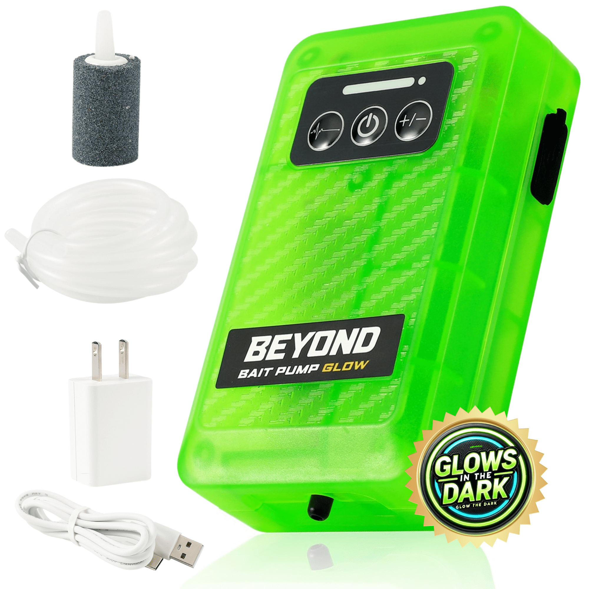 Beyond Bait Pump Rechargeable Aerator - Portable Glow in The Dark ...
