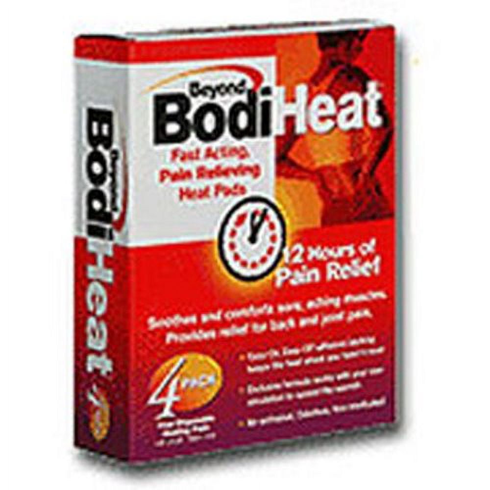 Beyond BodiHeat Heating Pads, 4 Count - Walmart.com
