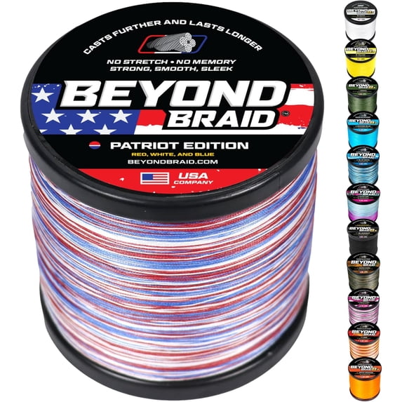 Beyond Braid Patriot 500 Yards 30lb - Walmart.com