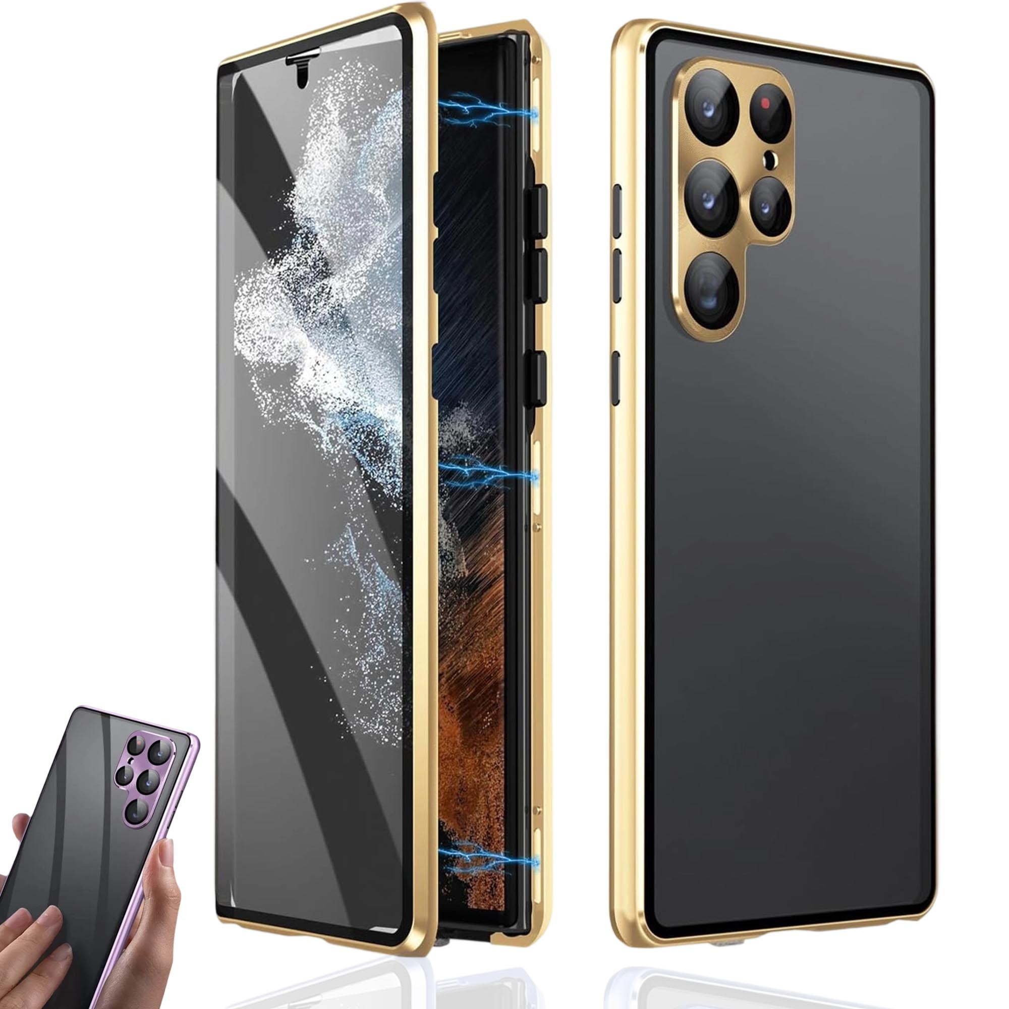 Beyond Draw Magnetic Double Sided Tempered Glass Phone Case for Samsung ...