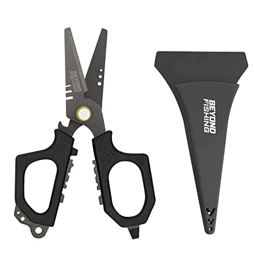 Beyond Fishing 6.5" Pro Fishing Shears Dual Serrated Blades, Fishing ...