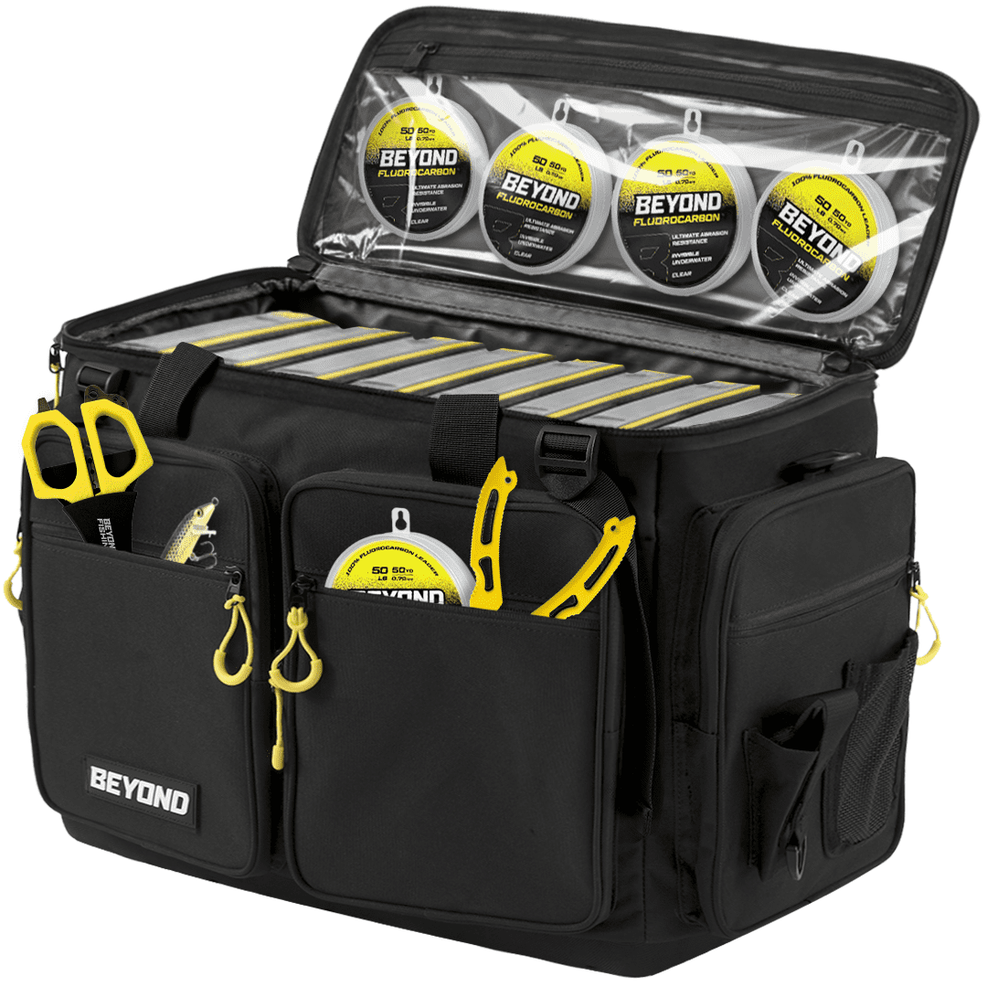 Beyond Fishing Hauler Tackle Bags - Water Resistant With Hard Molded ...