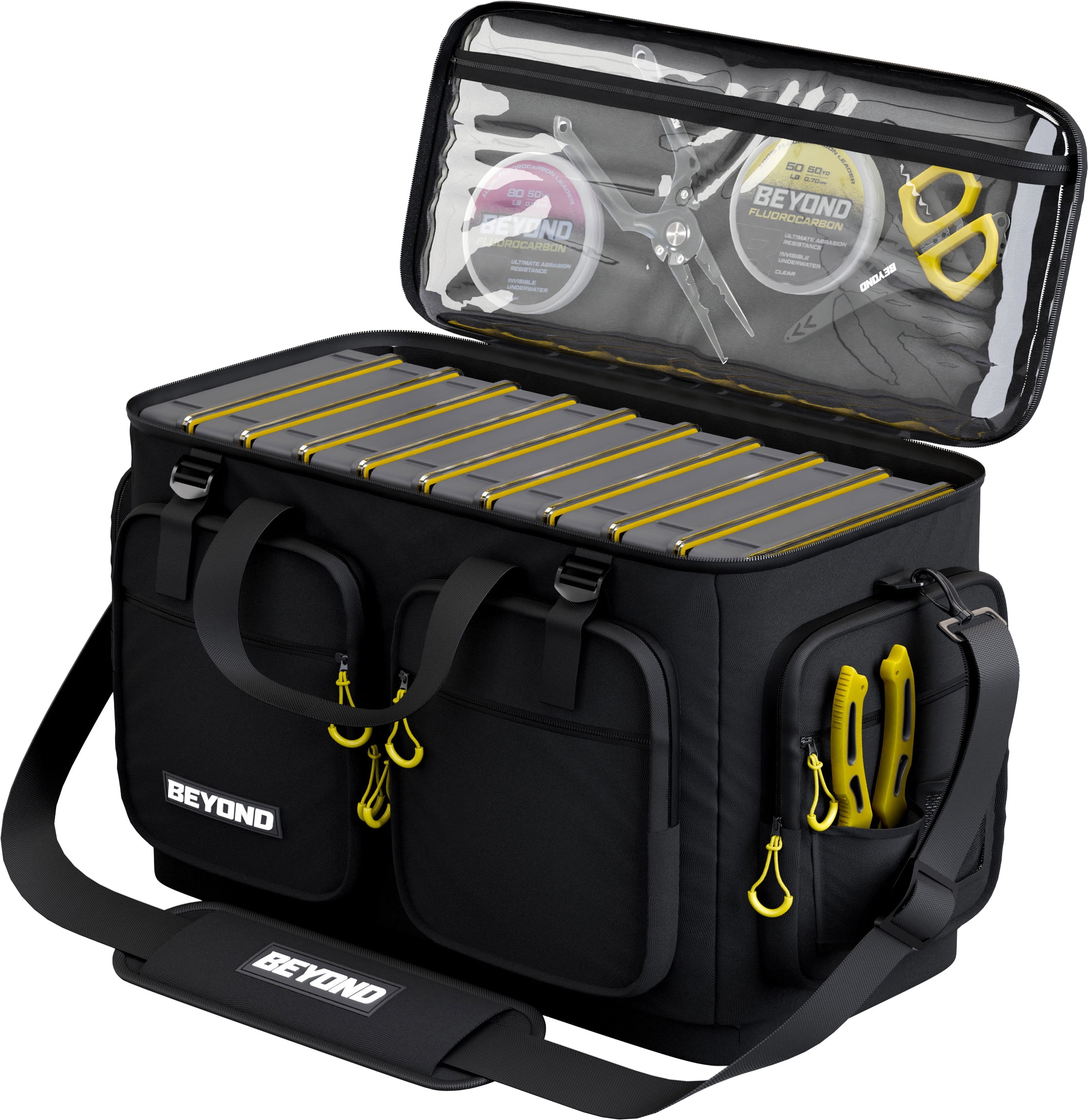 Beyond Fishing Hauler Tackle Bags - Water Resistant With Hard Molded ...