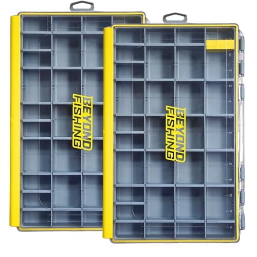 Beyond Fishing Waterproof Tackle Box for Fishing, 3600 2-Pack - Walmart.com