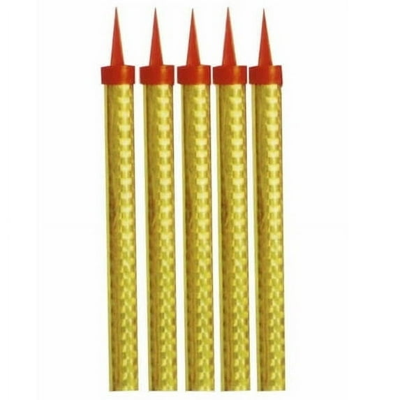 Beyond Global Sparkling Firework Birthday Party Candles, Gold, Medium ...