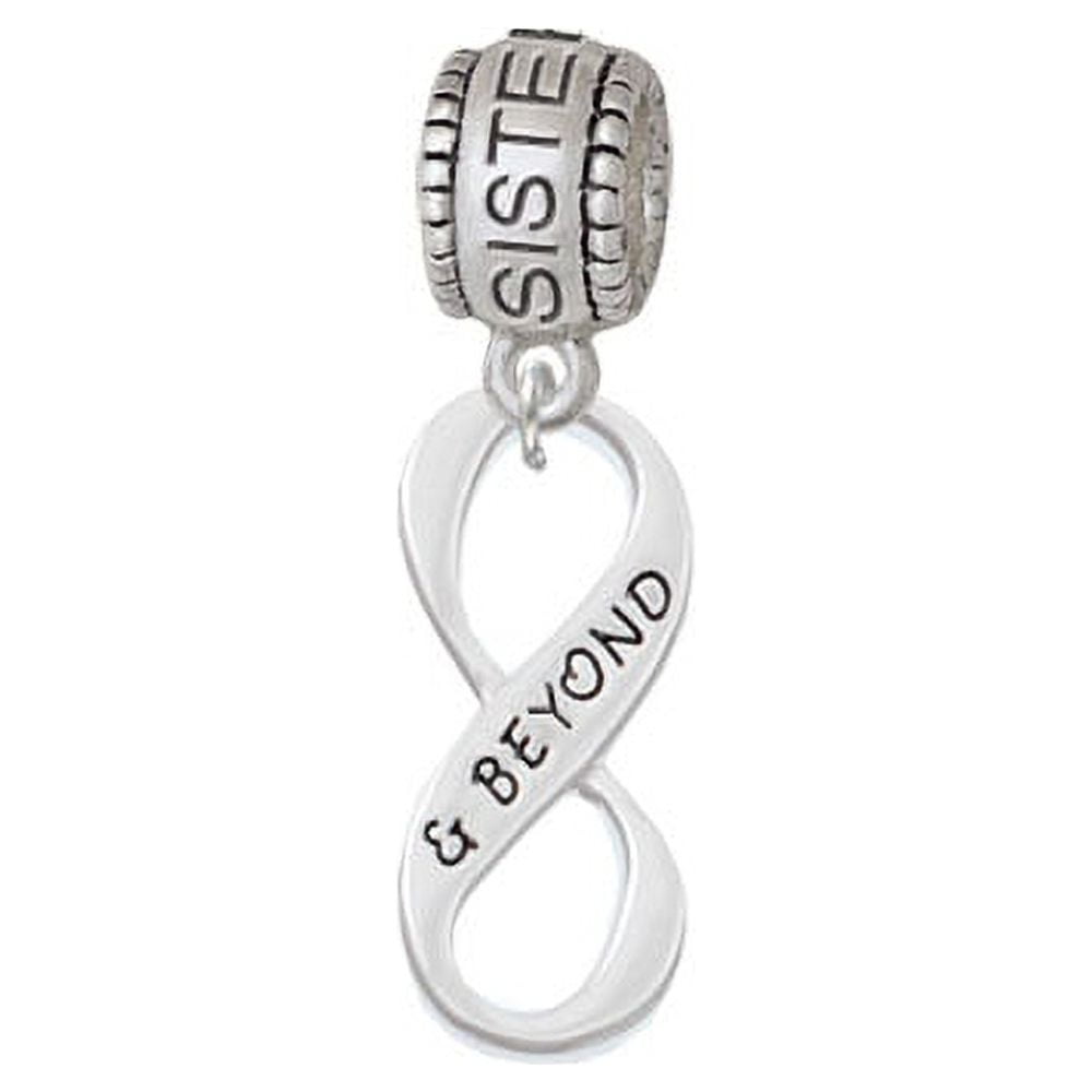 & Beyond Infinity Sign - Sister Charm Bead - Walmart.com