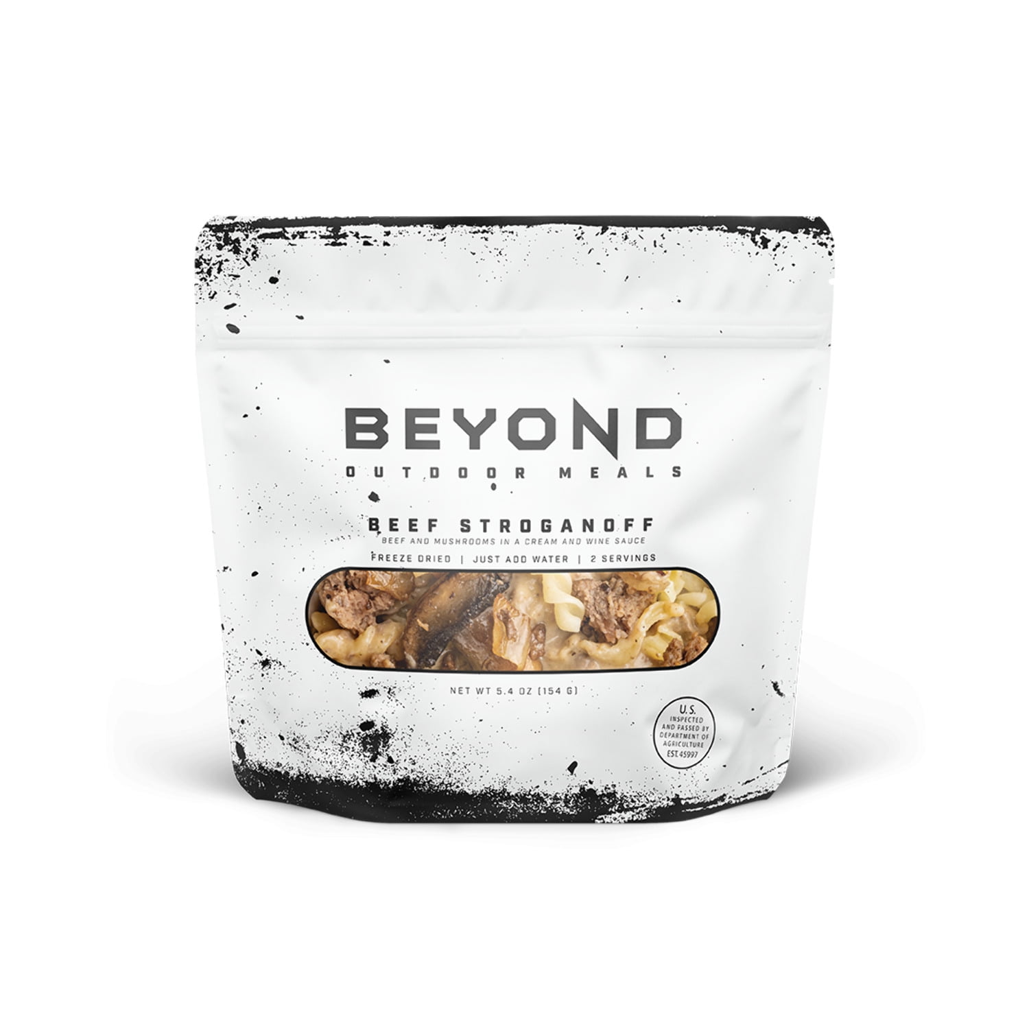 Beyond Outdoor Meals Beef Stroganoff, Freeze-Dried Food, 10-Year Shelf ...