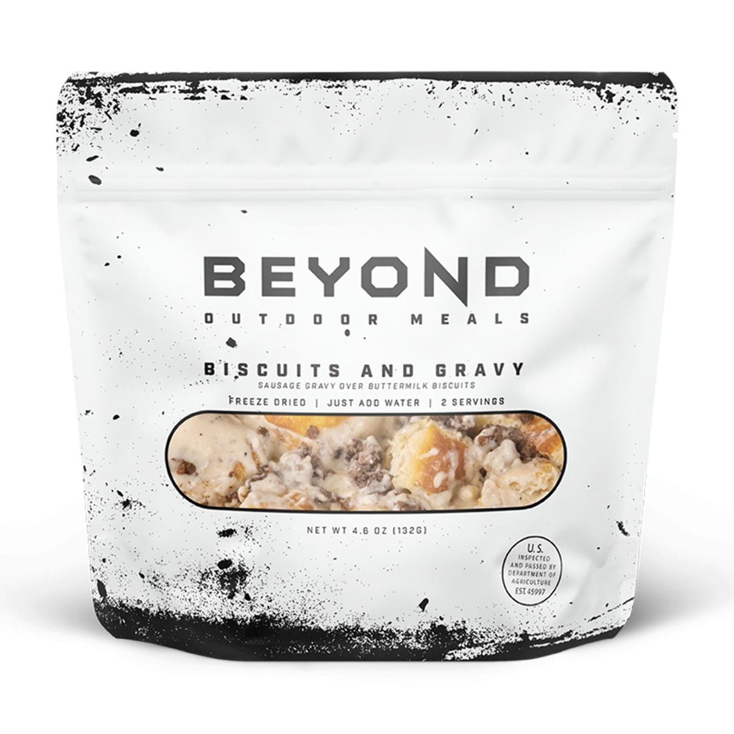 Beyond Outdoor Meals Biscuits & Gravy, Freeze-Dried Food, 10-Year Shelf ...