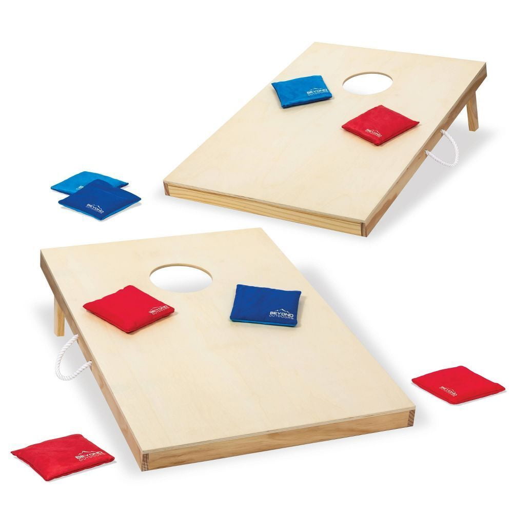 Beyond Outdoors Wooden Bean Bag Toss - Walmart.com