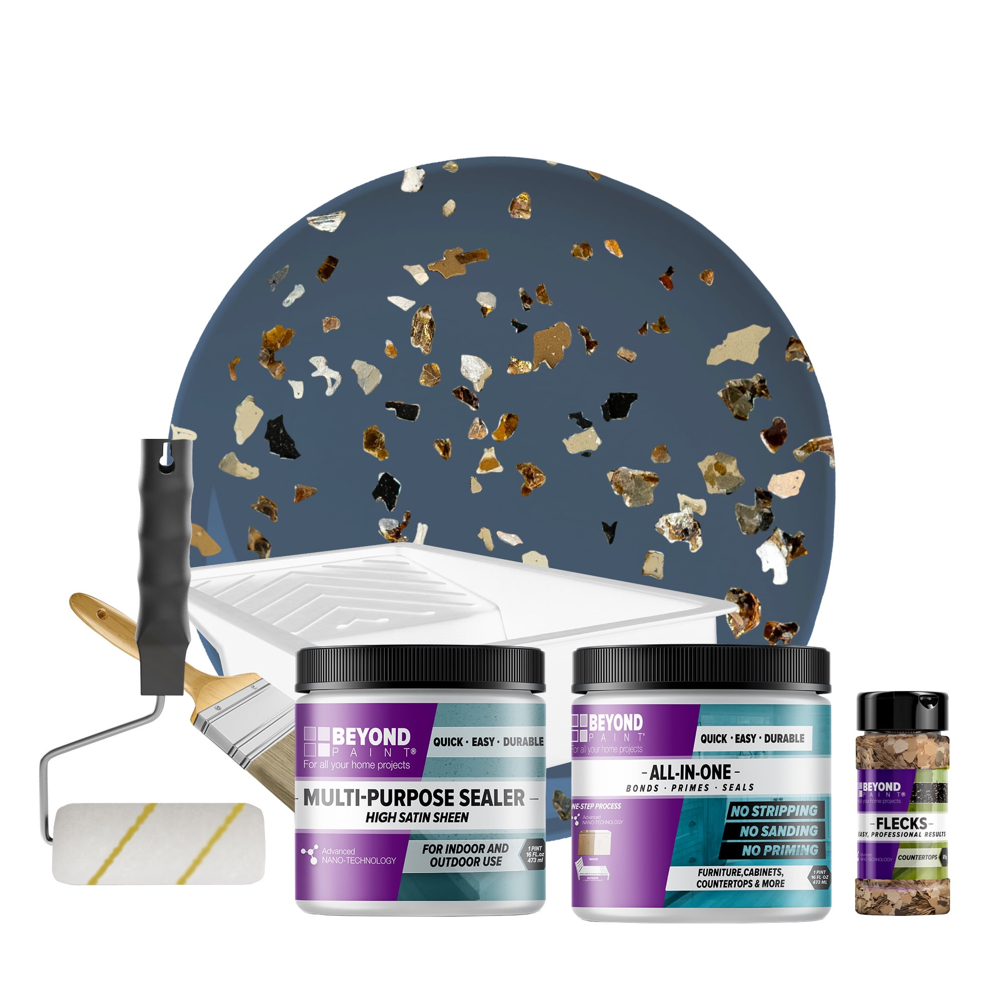 Beyond Paint Oxford Bronze Flecks Countertop Makeover Kit with Paint ...
