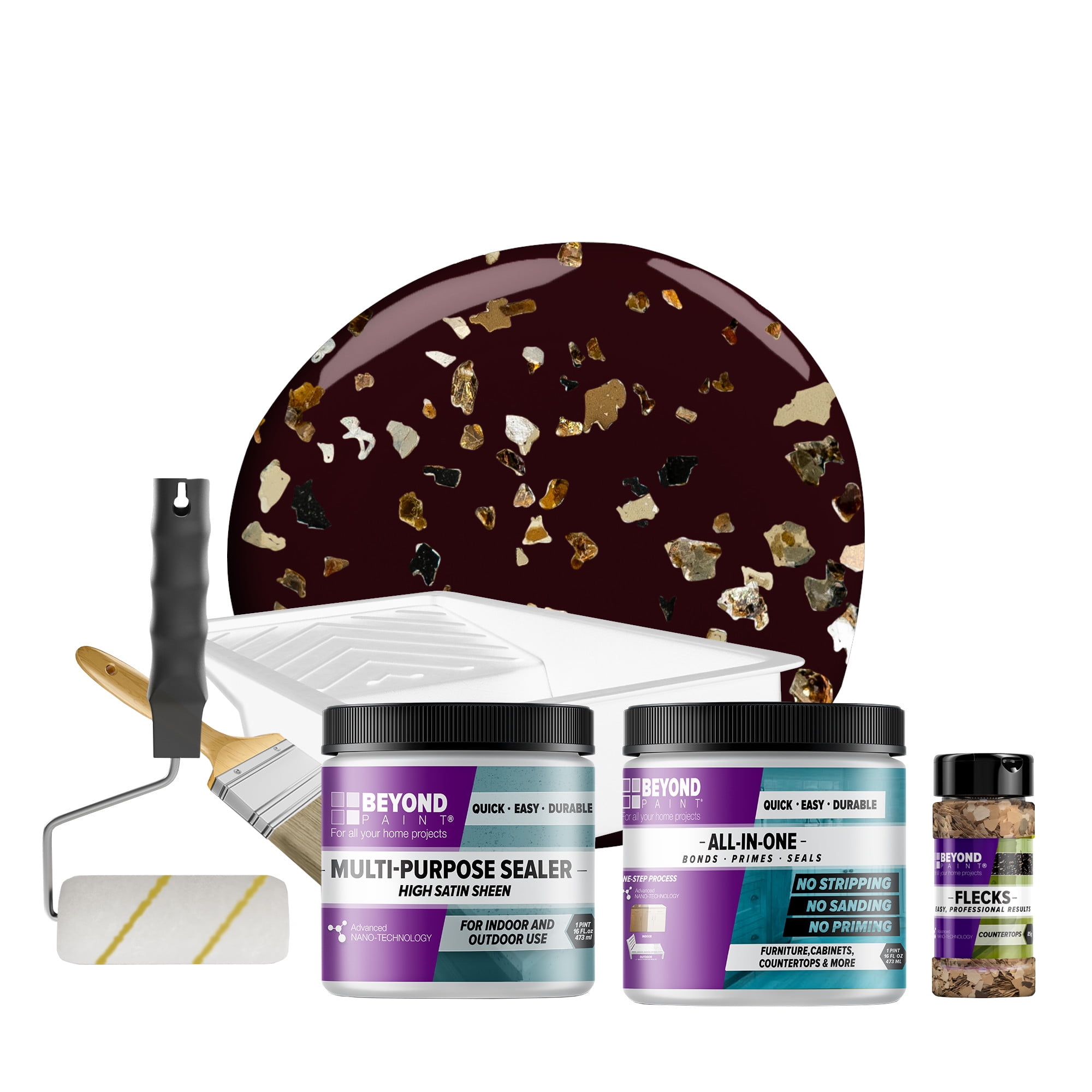 Beyond Paint Oxford Bronze Flecks Countertop Makeover Kit with Paint ...