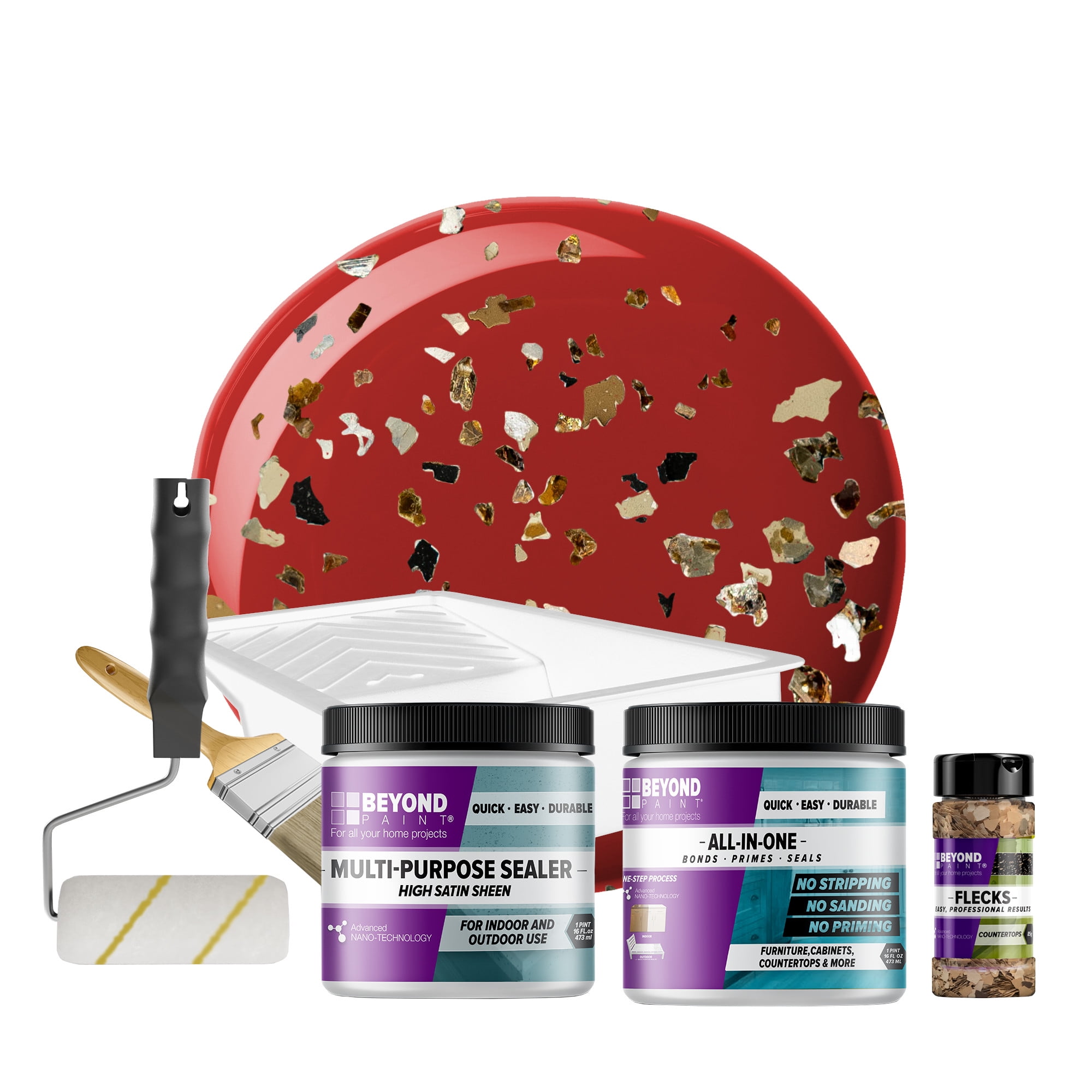 Beyond Paint Oxford Bronze Flecks Countertop Makeover Kit with Paint ...