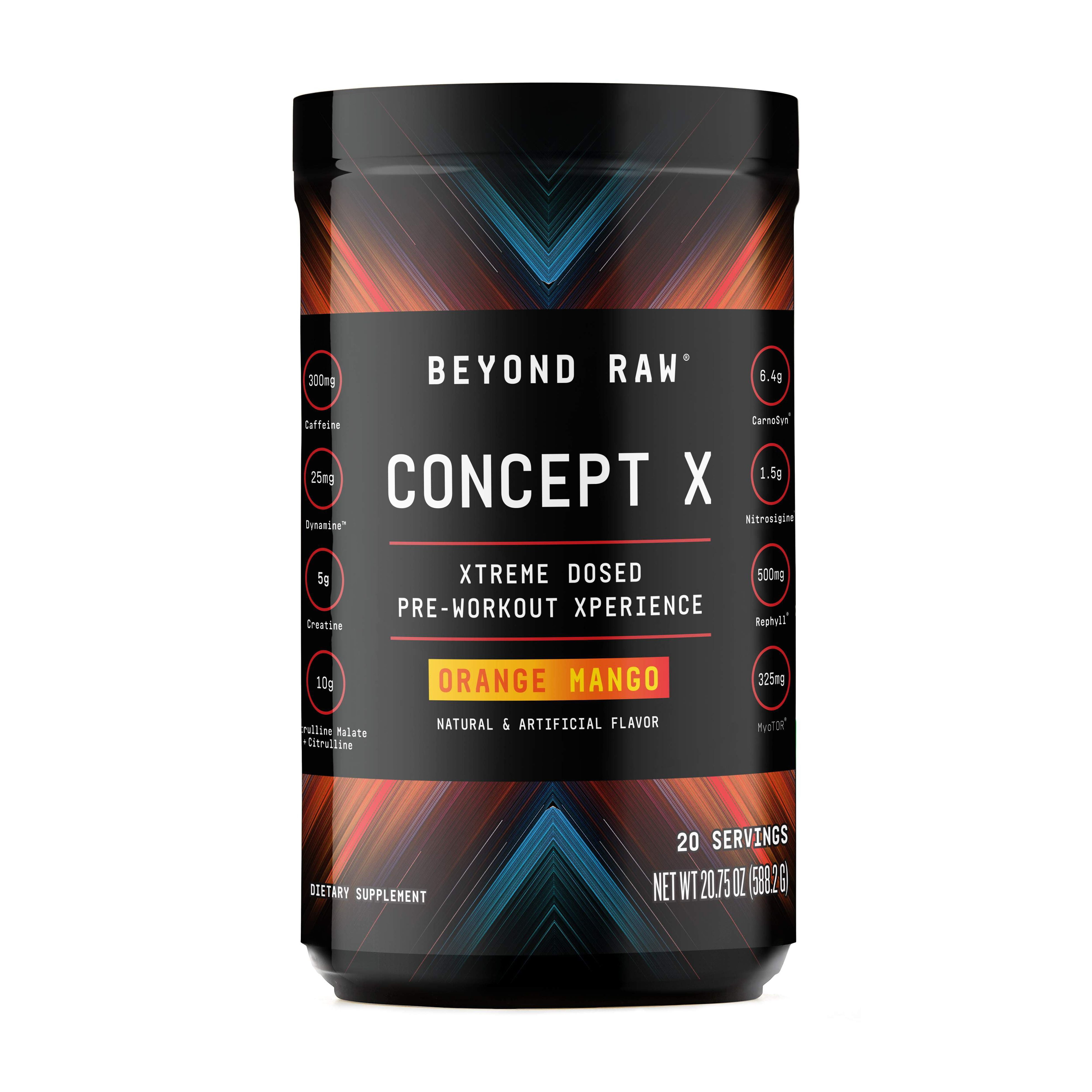 Beyond Raw Concept X | Clinically Dosed Pre-Workout Powder | Contains ...