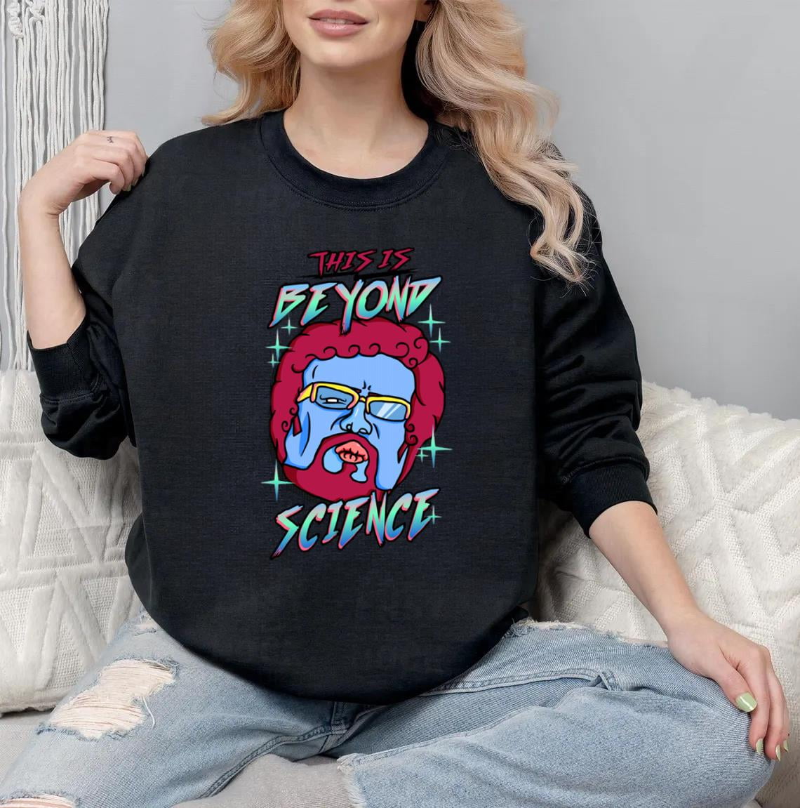 Beyond Science T-Shirt Funny Surreal Graphic with Quirky Message, for ...