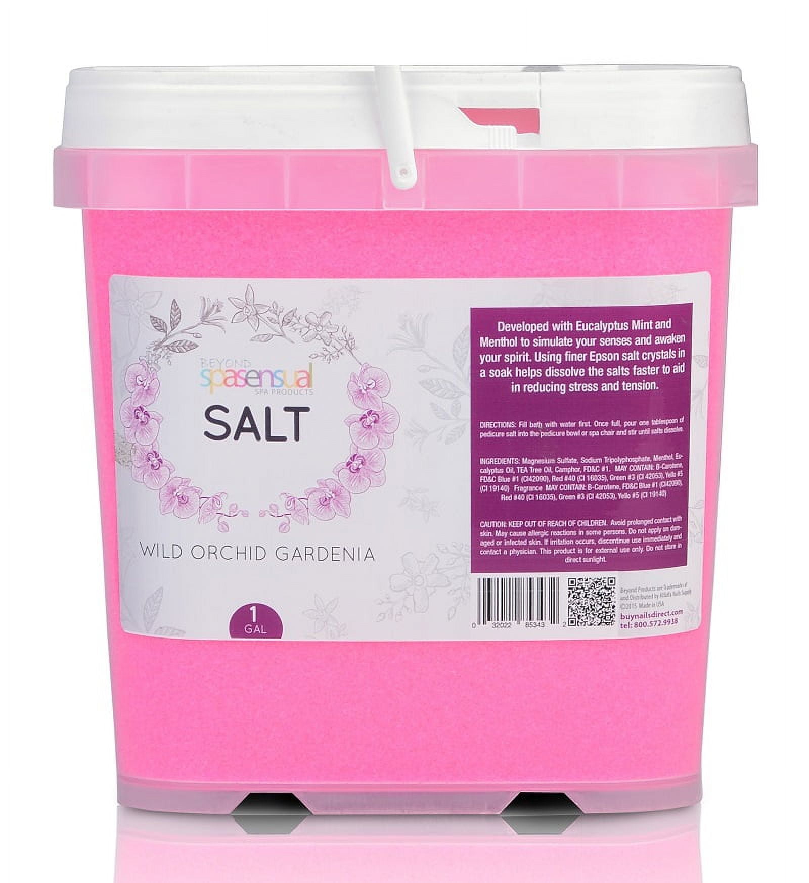 Beyond Spa Sensual Salt - Wild Orchid Gardenia - 1 Gallon - Walmart.com