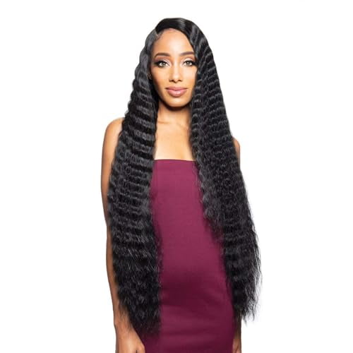 Beyond Synthetic Hair Lace Front Wig - BYD LACE H CRIMP 34 (1B Off ...