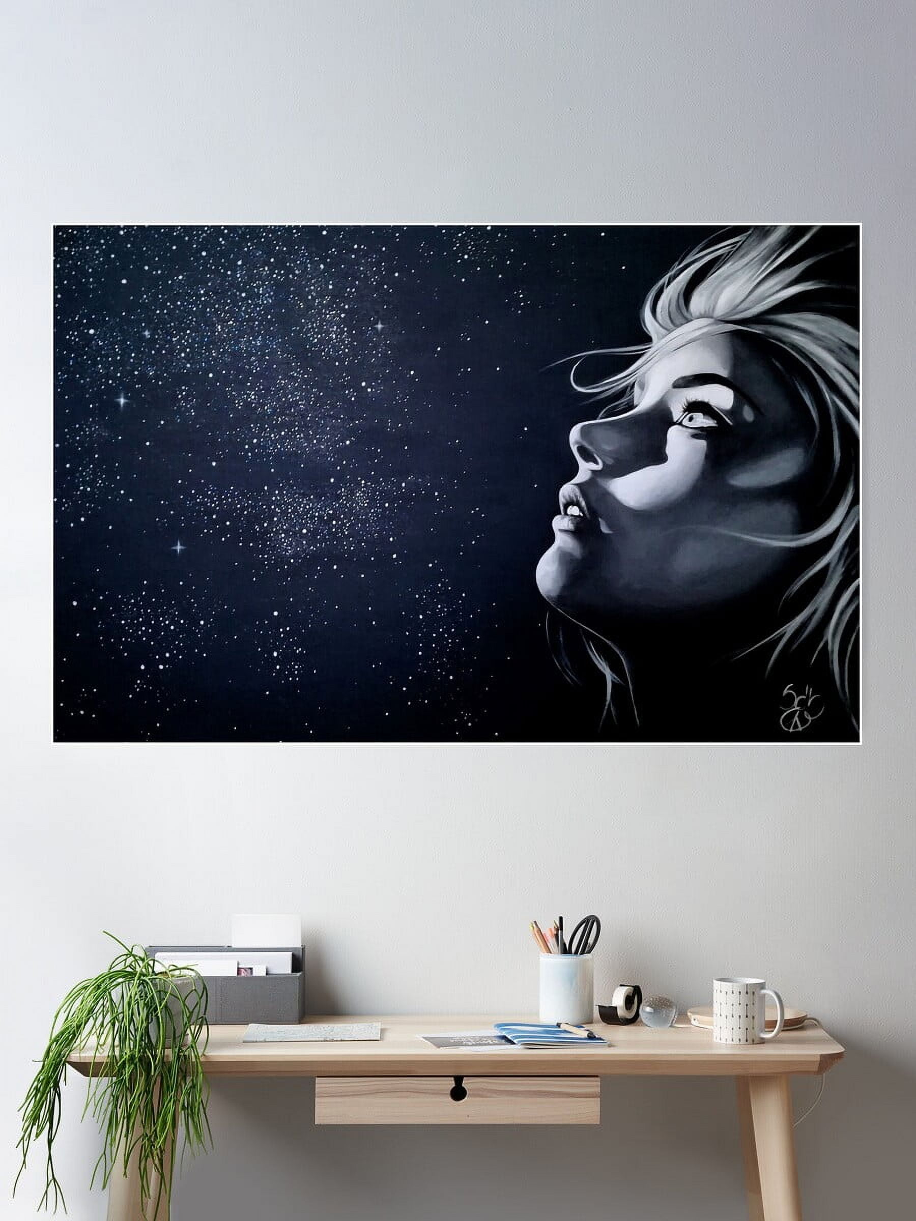 Beyond The Stars Poster Wall Art Modern Wall Decor For Living Room ...