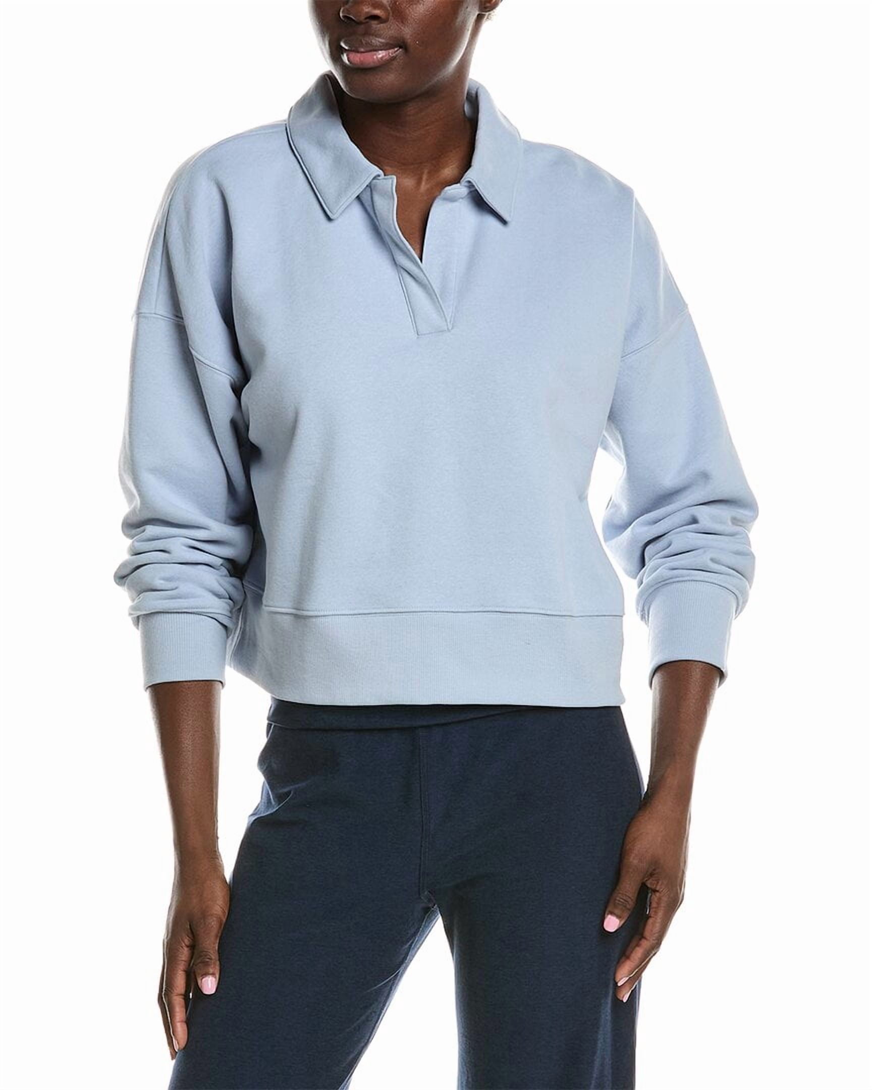Beyond Yoga womens Luxefleece Collared Sweatshirt, xs, Blue - Walmart.com