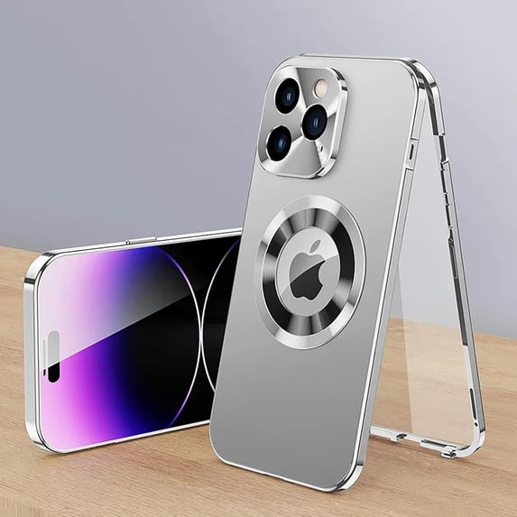 Beyonddraw Double-Sided Magnetic Phone Case with Electroplated Glass ...