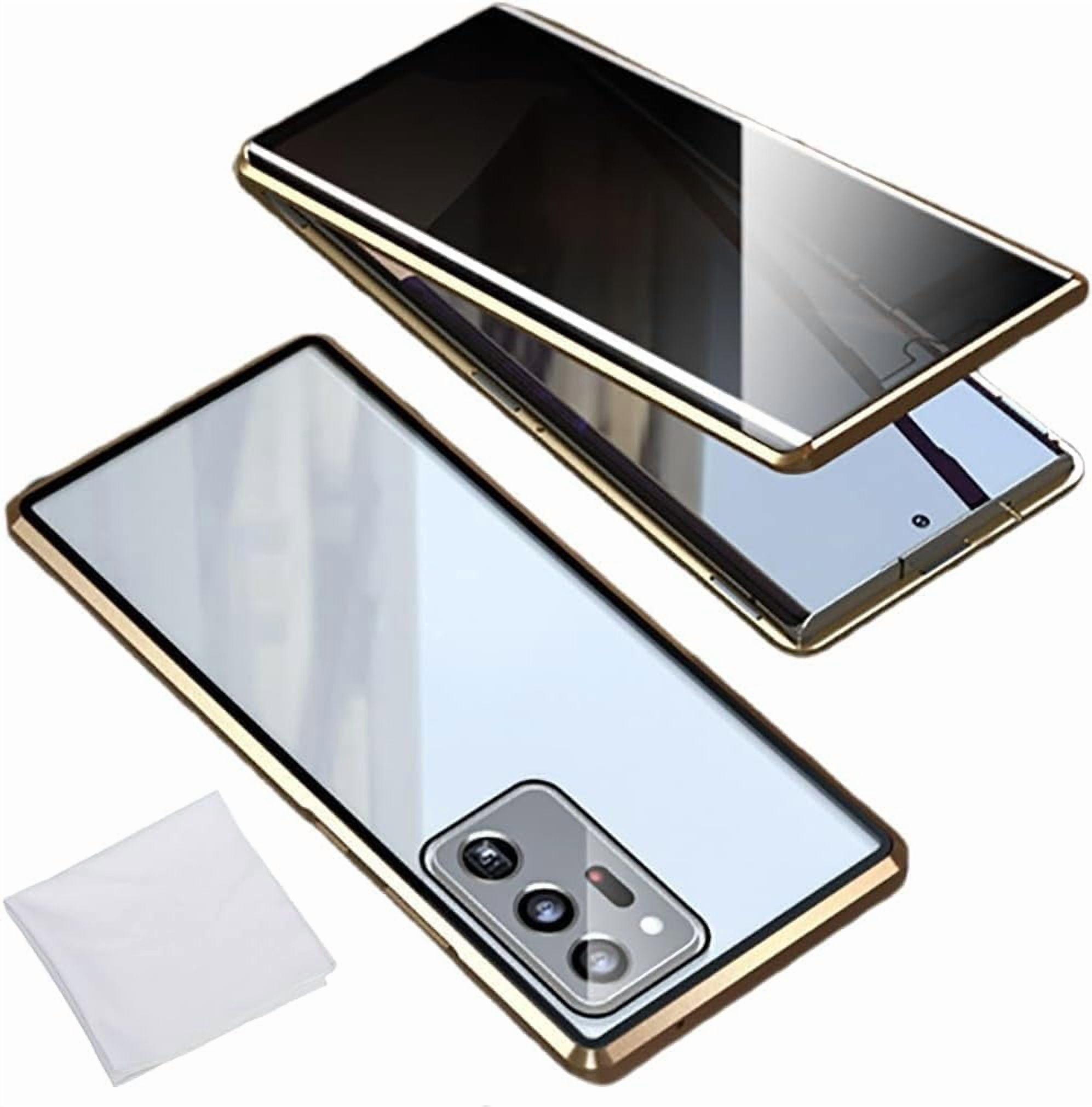 Beyonddraw Magnetic Tempered Glass Double-Sided Phone Case, Magnetic ...