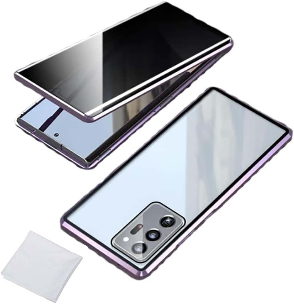 Beyonddraw Magnetic Tempered Glass Double-Sided Phone Case for Samsung ...