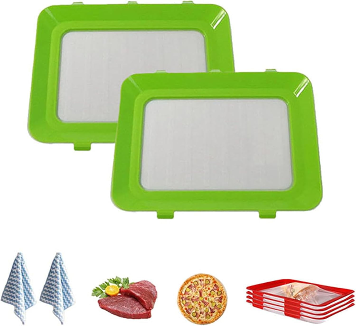Beyonddraw Reusable Food Preserving Tray, Food Preservation Trays ...