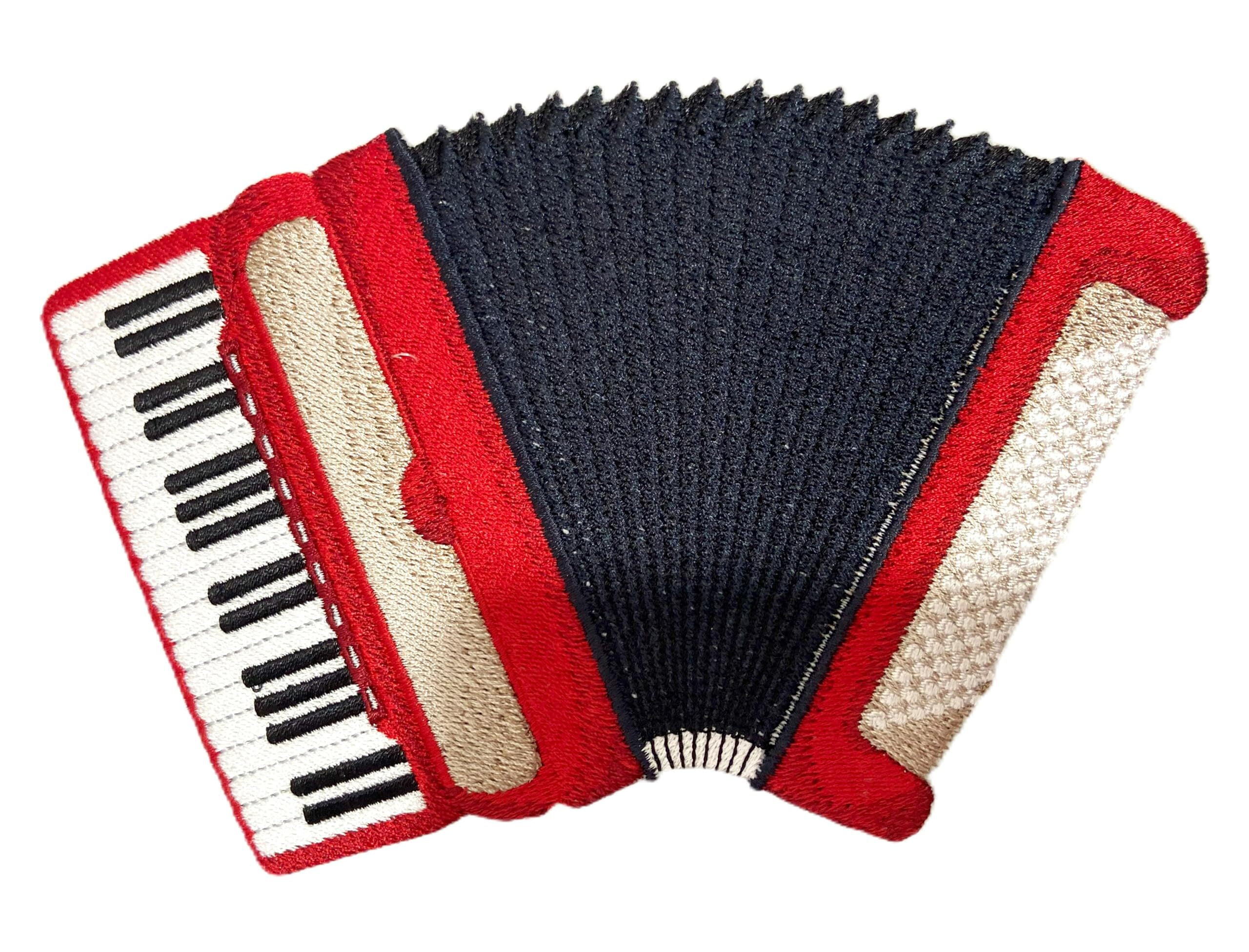 Beyondvision Custom Musical Instruments [ Accordion] Embroidered Iron ...