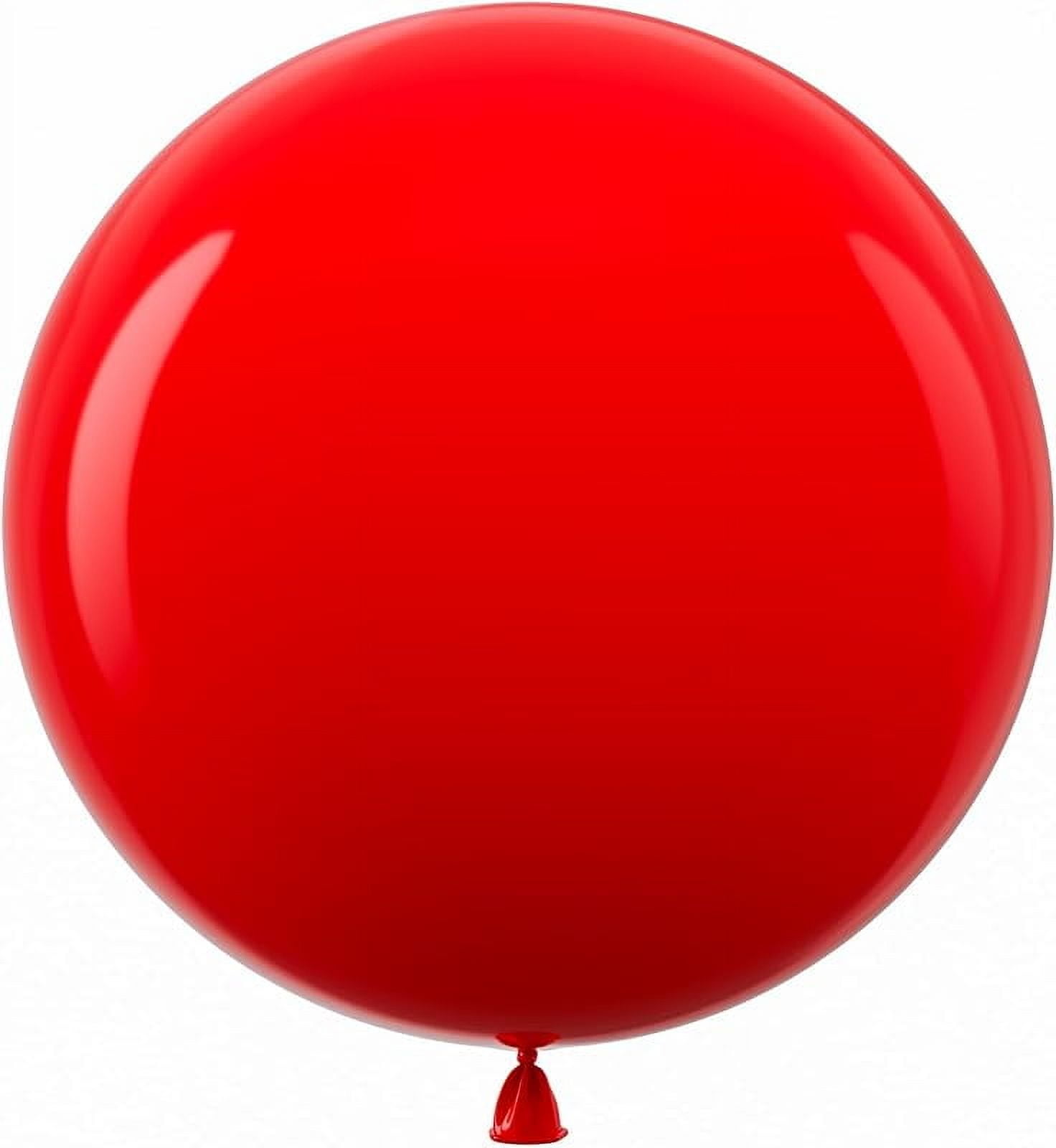 Bezente Red Balloons 18 Inch - 30 Pack Large Thick Red Balloons Big ...