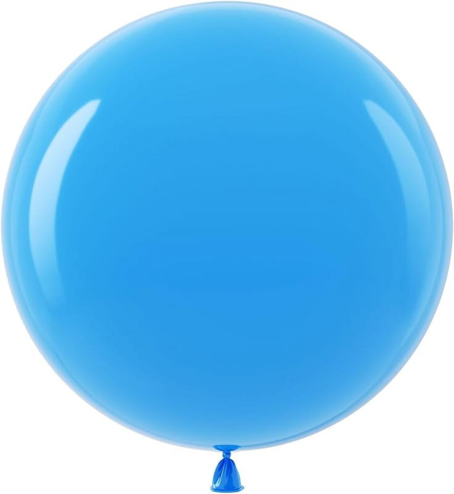 Bezente Royal Blue Latex Party Balloons - 100 Pack 12 inch Round Helium ...