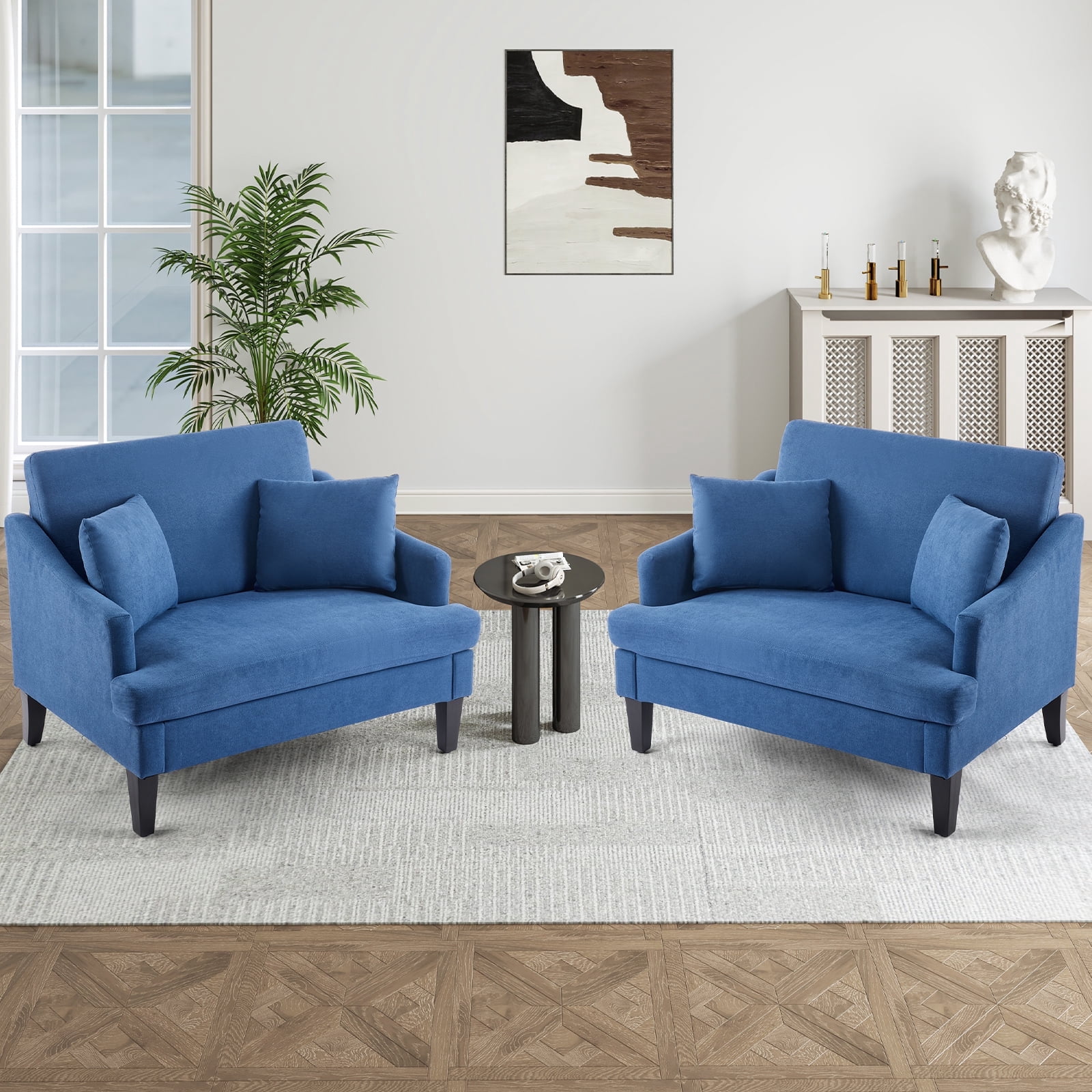 Bezseller 41" Oversized Accent Chair of 2, for Living Room, Bedroom ...