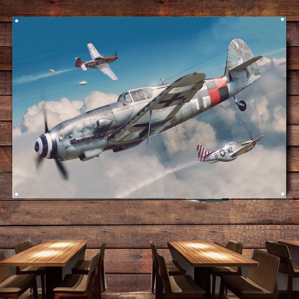 Bf 109G-10 MTT Regensburg Aircraft Posters Wall Banner Air Force Jet ...