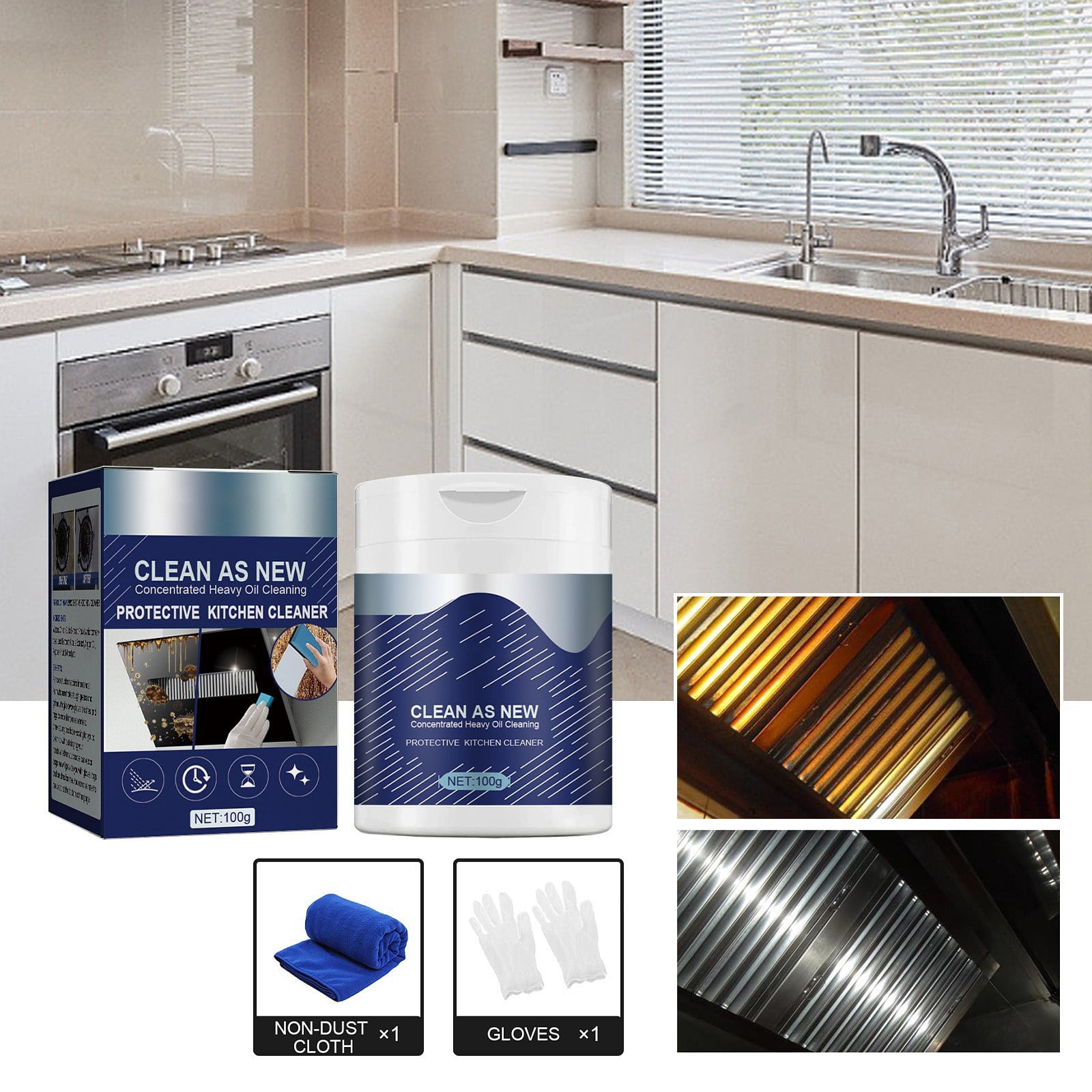 Bfantian Concentrated Heavy Oil Pollution Cleaner Household Strong ...