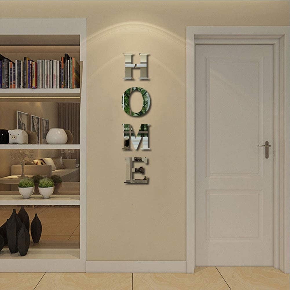 Bfantian Home Sign Letters Decorative, Family Mirror Wall Decor For ...