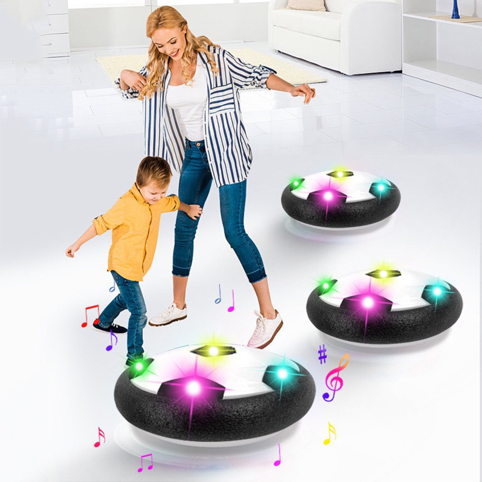 Bfantian Hover Soccer Ball Toy For Kids Hover Football With Led Light ...