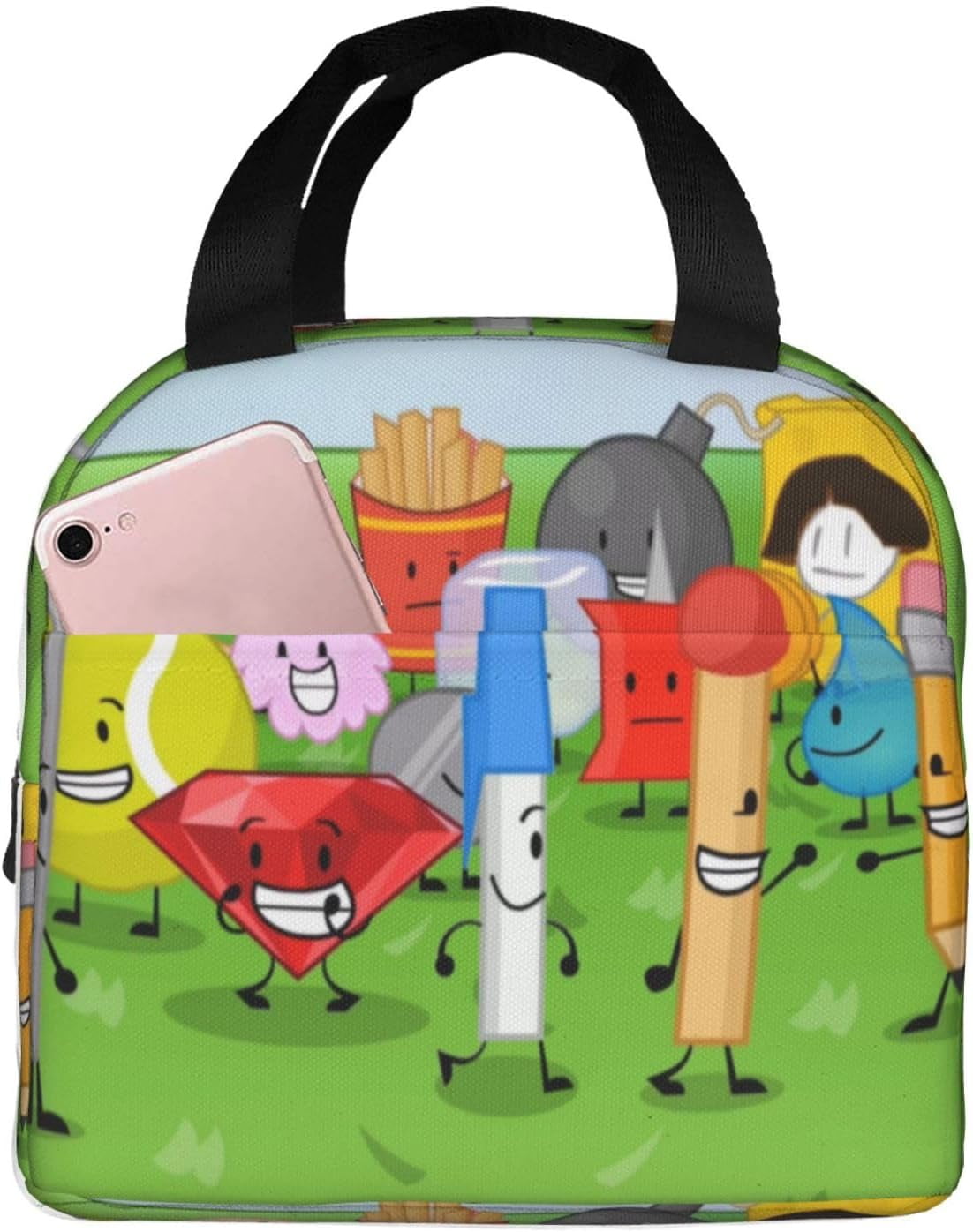 Bfdi-Battle for Dream Island Lunch Bag Insulated Lunch Box （7）Reusable ...