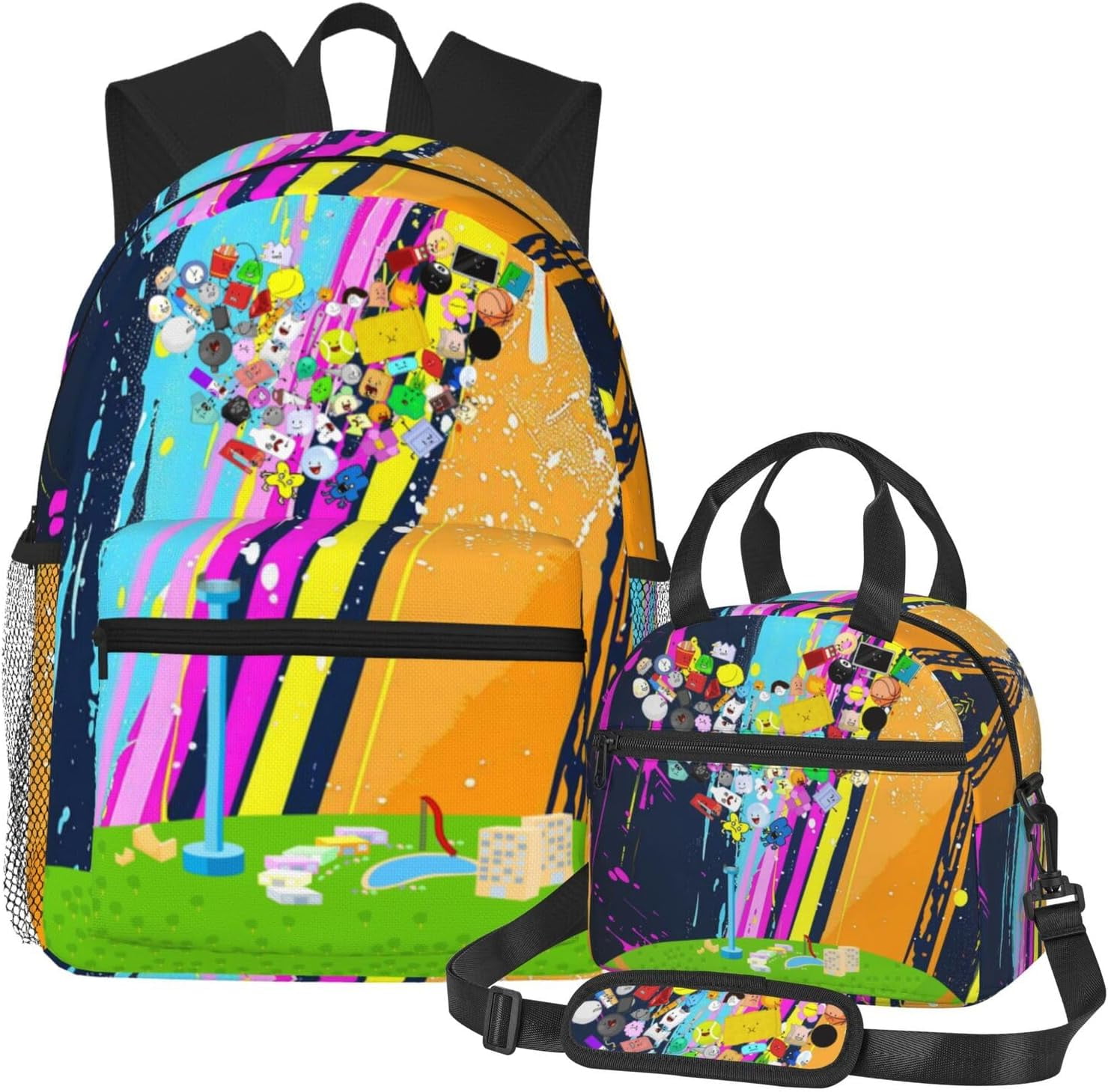 Bfdi-Battle for Dream-Island Travel Daypacks Backpack With Lunch Box ...