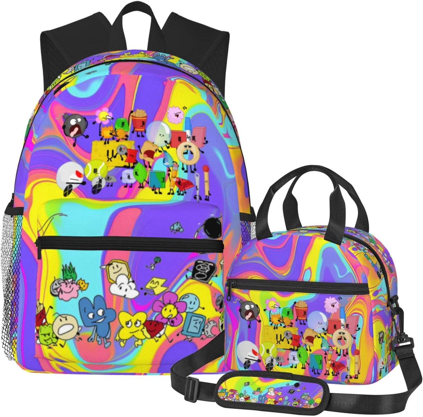 Bfdi-Battle for Dream-Island Travel Daypacks Backpack With Lunch Box ...