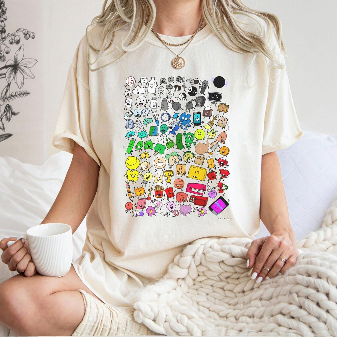 Bfdi Inanimate Insanity All Characters T-shirt, Inanimate Insanity ...