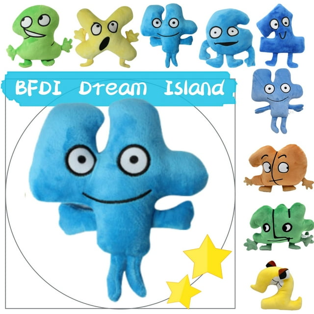 Bfdi Plush Toys, Battle for Island Anime Figure Cute Plushies, Bfdi ...
