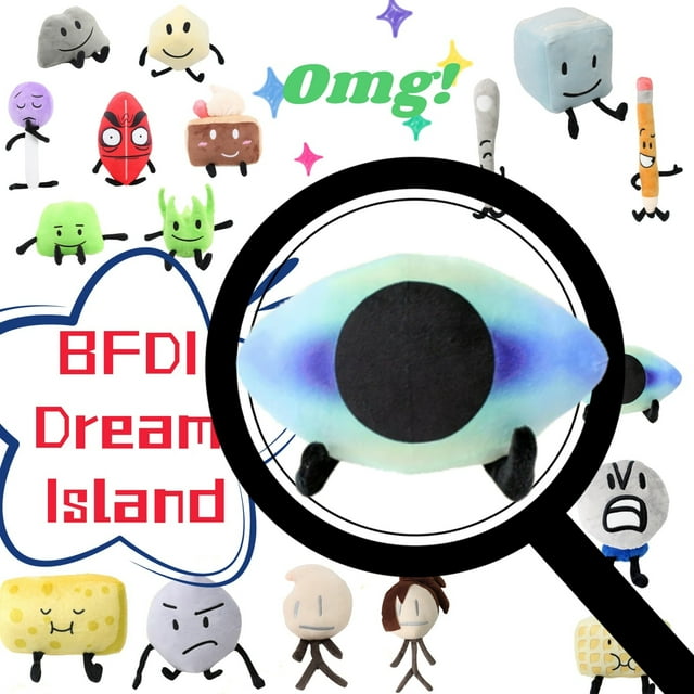 Bfdi Plush Toys, Battle for Island Anime Figure Cute Plushies, Bfdi ...