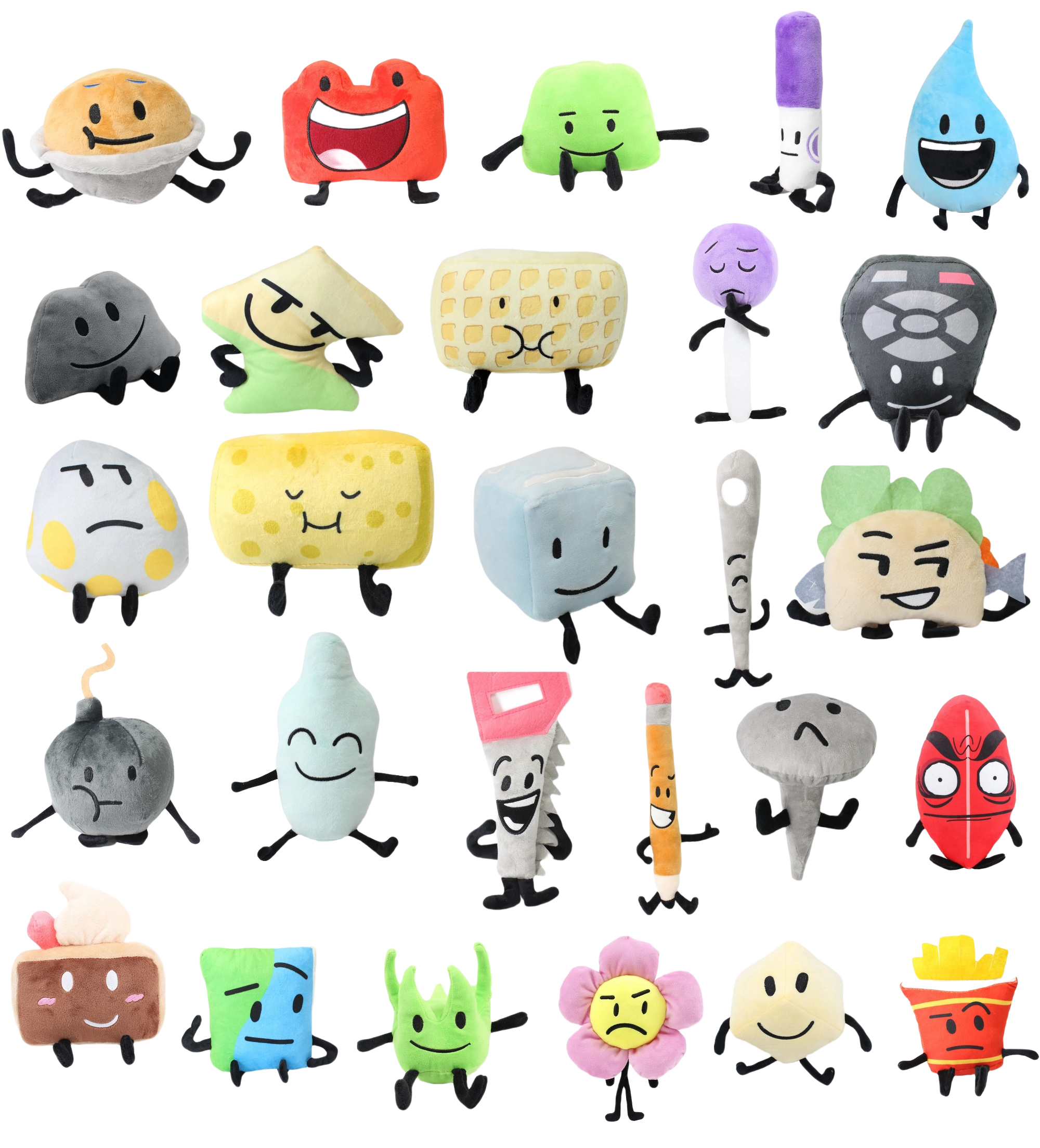 Bfdi Plush Toys Toys for Girls & Boys 1 PCS Battle for Dream Island ...