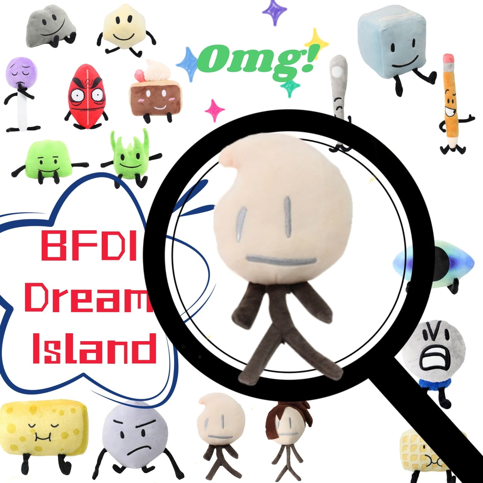 Bfdi Plush Toys Toys for Girls & Boys The Best Gift, Battle For Dream ...