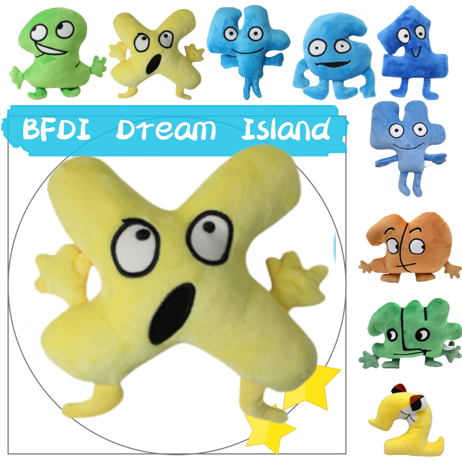 Bfdi Plushies, Cute Rocky Plush Doll, Battle for Dream Island Plushie ...