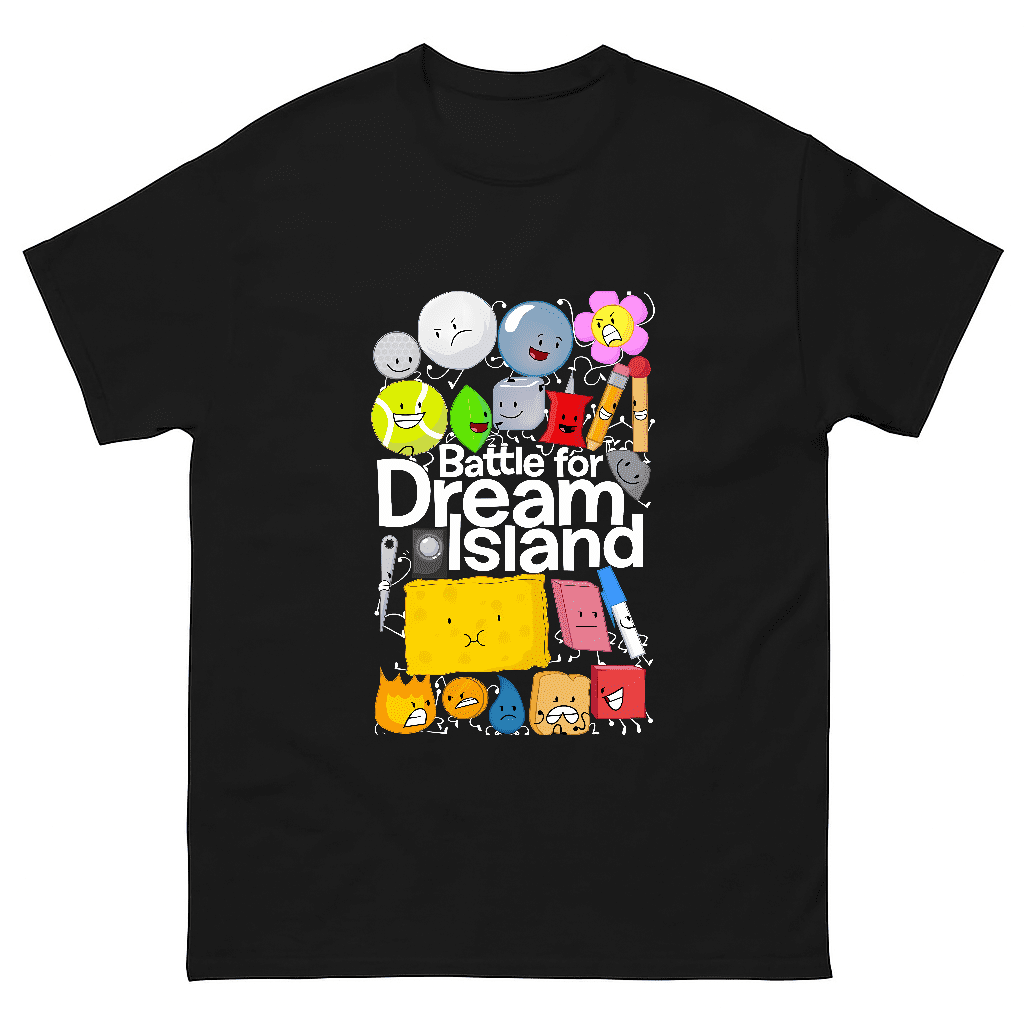 Bfdi Wall Art Black Funny Battle For Dream Island Unisex T-Shirt V24055 ...