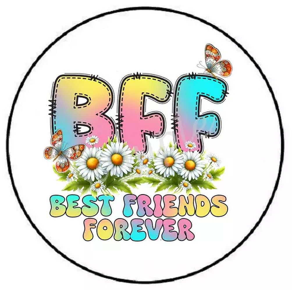 Bff Best Friends Forever Sticker Party Favors Sticker Envelope Seals Labels Stickers Phone Decal ...