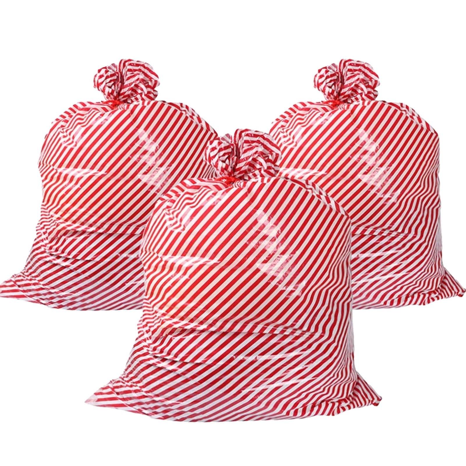 Bfogop 3 Pcs Christmas Large Gift Bags Oversized Plastic Storage Bags ...