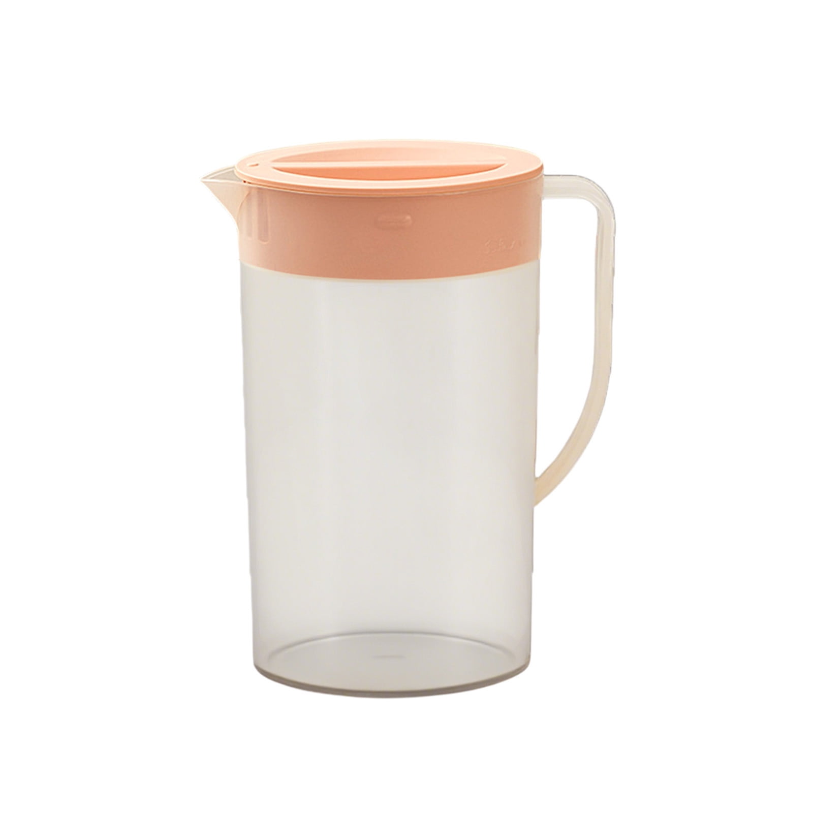 Bfogop Cold Water Pitcher with Lid, Easy Clean Plastic Water Carafe ...