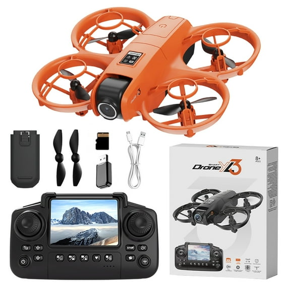 Bfogop Compact Brushless Drone with 2.4-Inch Screen Display Remote ...