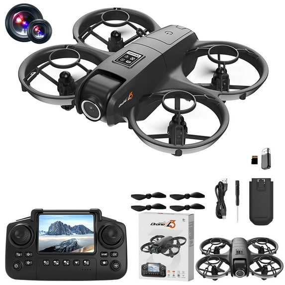 Bfogop Compact Brushless Drone with 2.4-Inch Screen Display Remote ...